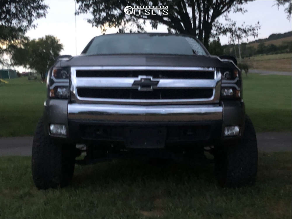 2008 Chevrolet Silverado 1500 with 20x12 -44 RBP Swat and 33/12.5R20 ...