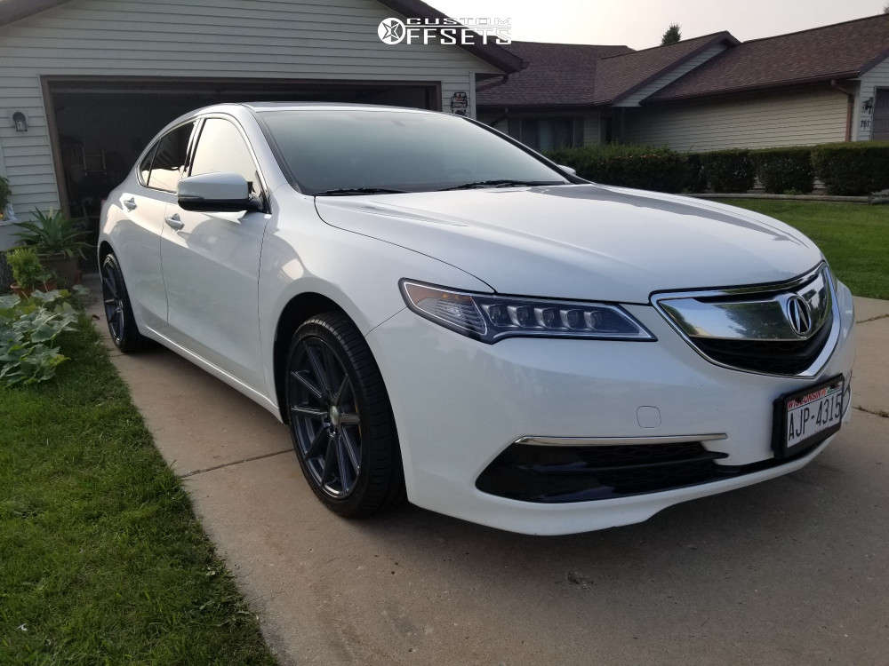 2015 Acura TLX with 18x8.5 40 F1R F27 and 255/35R18 Nankang Ns-25 and ...