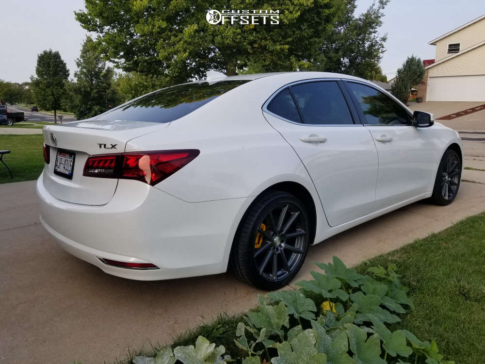2015 Acura TLX with 18x8.5 40 F1R F27 and 255/35R18 Nankang Ns-25 and ...