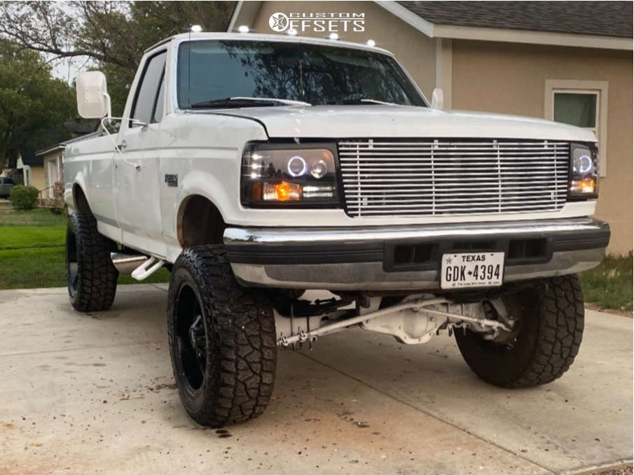 1995 Ford F-250 with 20x10 -24 Hd Luxxx HD14 and 35/12.5R20 Mickey ...