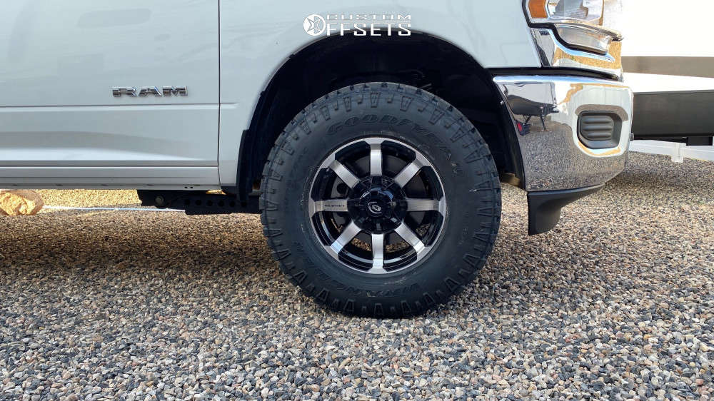 2019 Ram 2500 with 18x8.5 18 Vision Valor and 285/75R18 Goodyear All ...