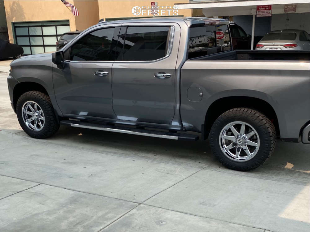 2019 Chevrolet Silverado 1500 with 20x9 0 Hostile Alpha and 33/12.5R20 ...