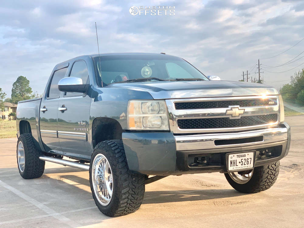 2009 Chevrolet Silverado 1500 with 20x12 -40 American Force Octane Ss ...