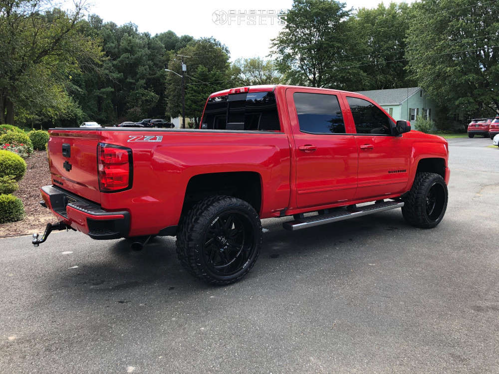 2016 Chevrolet Silverado 1500 with 22x12 -44 RBP 82r and 33/12.5R22 Red Dirt Road M/t and ...
