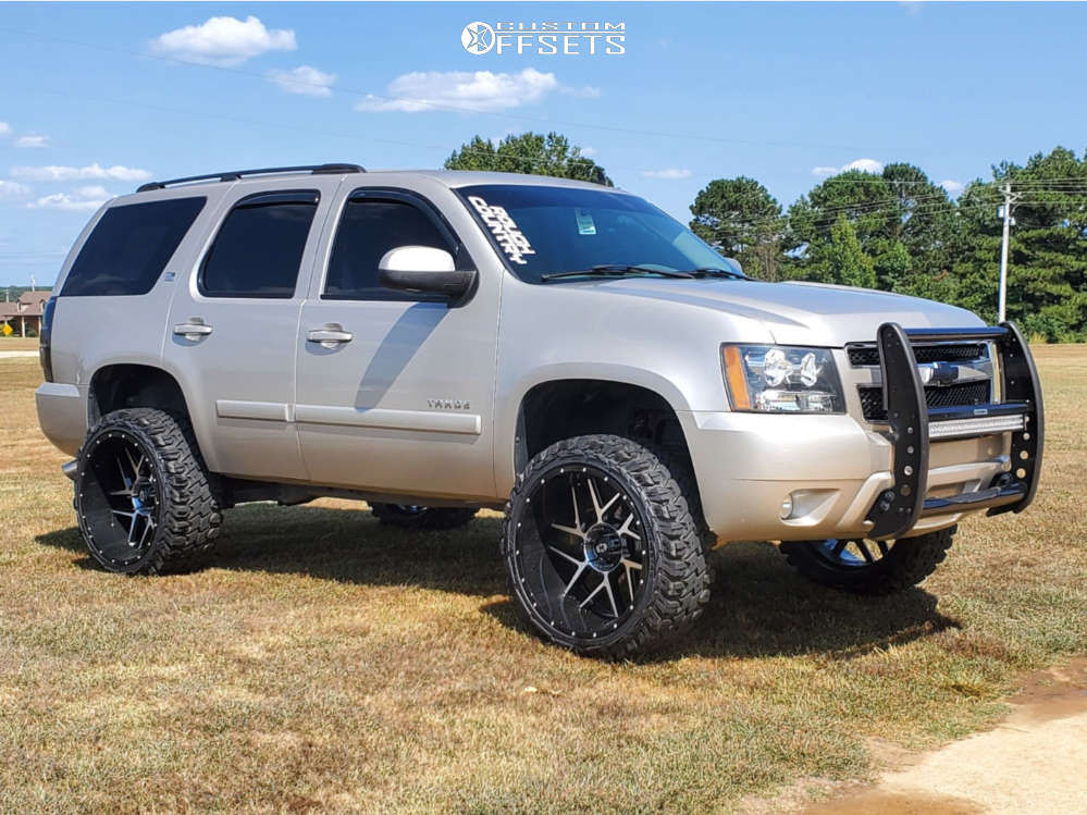 2007 Chevrolet Tahoe with 24x12 -57 Vision Sliver and 35/12.5R24 ...