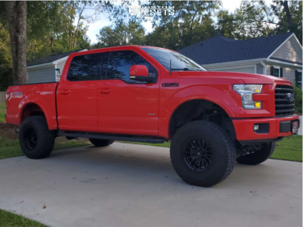 2017 Ford F-150 with 18x10 -15 V-Rock Strike and 295/70R18 Falken ...