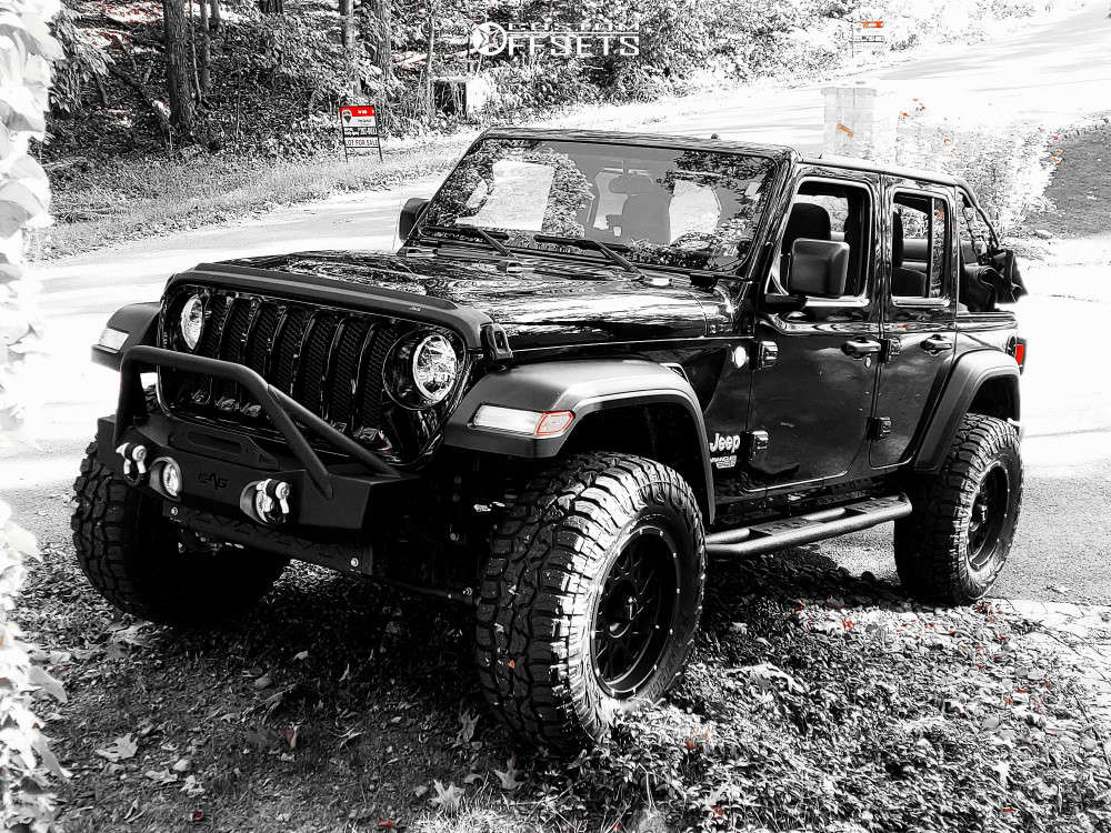 2019 Jeep Wrangler with 18x9 -12 Vision Rocker and 35/12.5R18 Federal ...