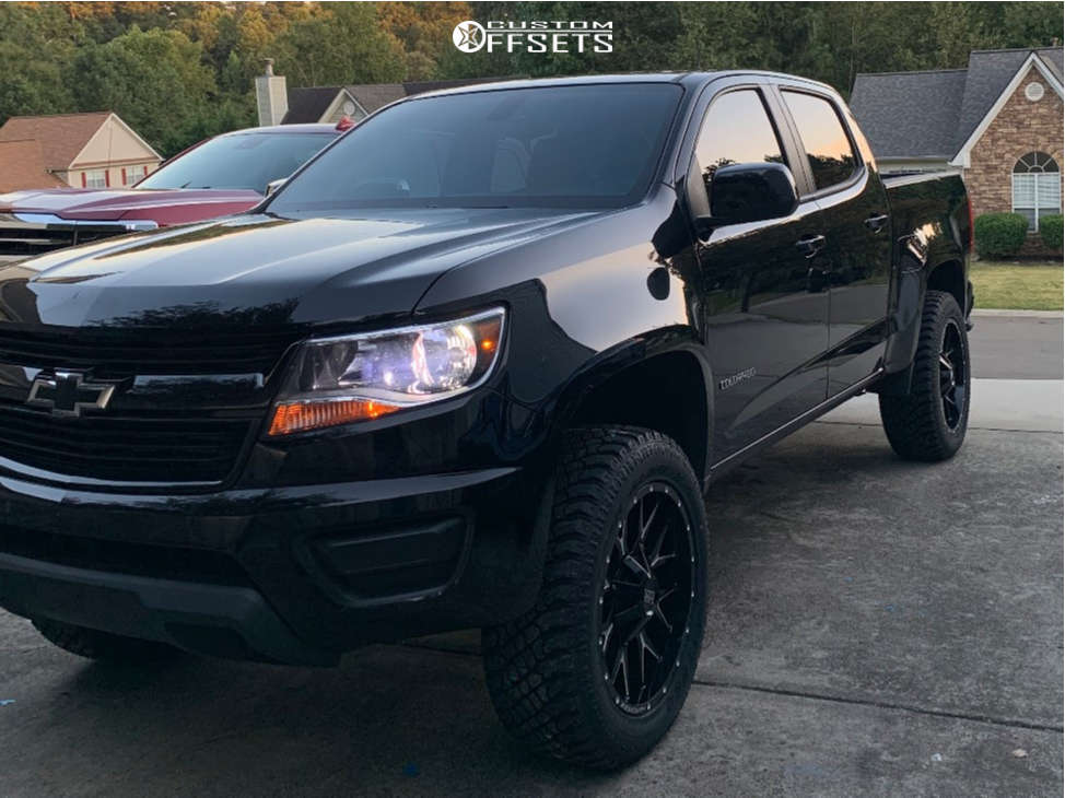 2018 Chevrolet Colorado with 20x9 Hardrock Affliction and 275/55R20 ...