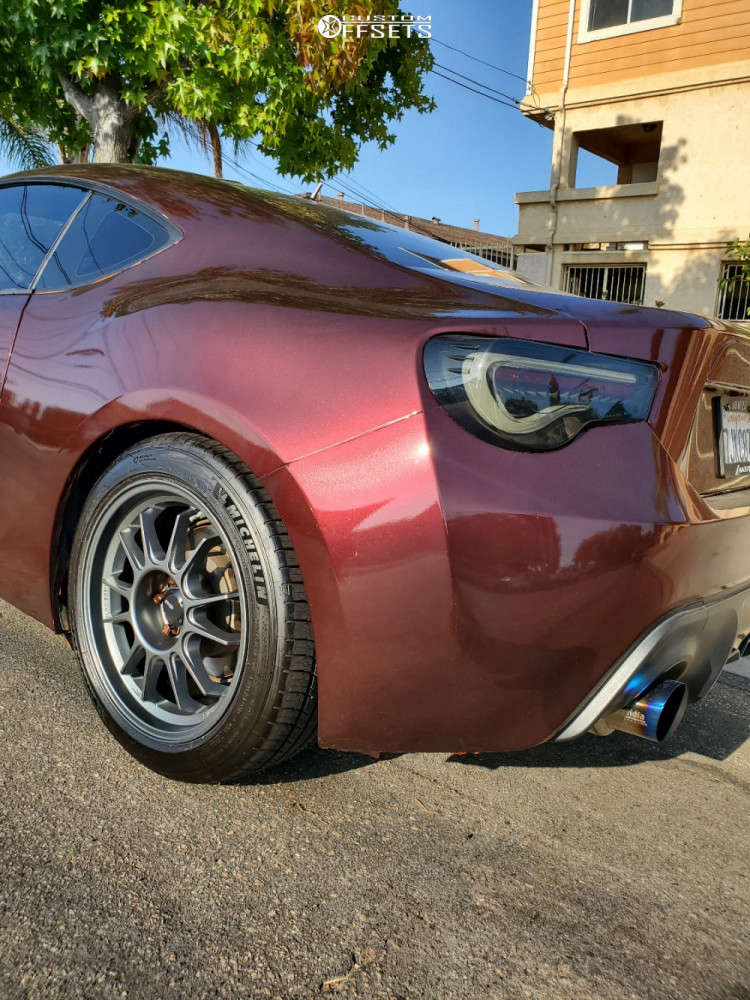 2013 Scion FR-S with 17x9 40 Konig Hypergram and 235/45R17 Michelin ...
