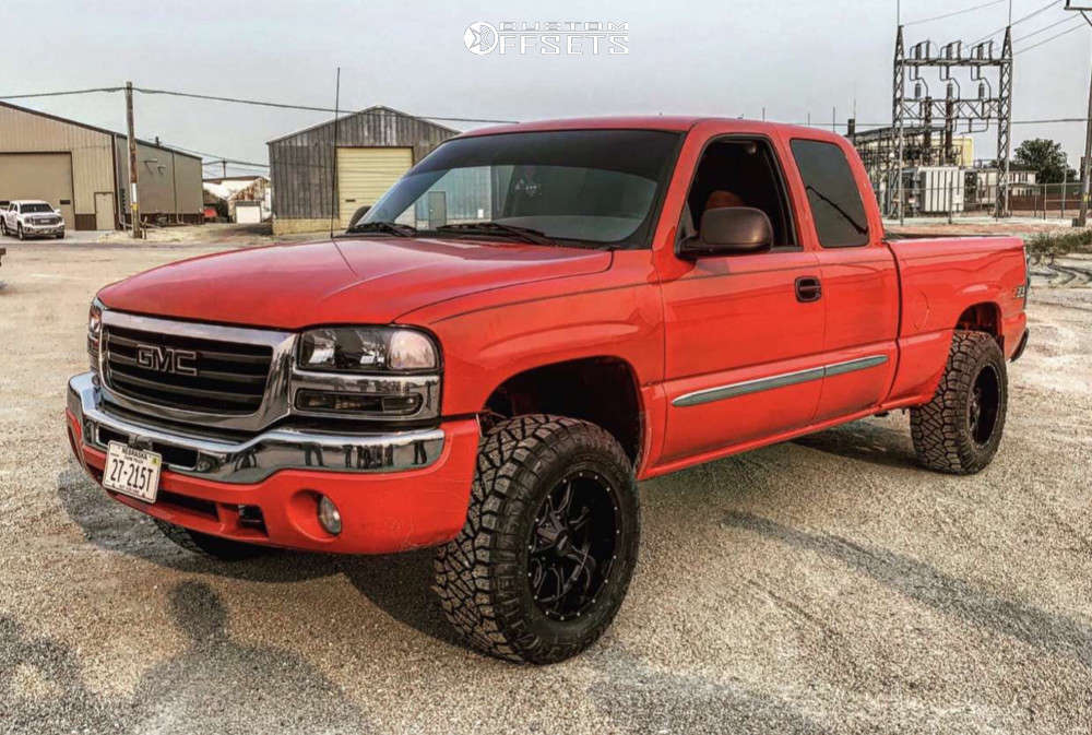 2003 GMC Sierra 1500 with 18x10 -24 Moto Metal Mo970 and 285/65R18 ...