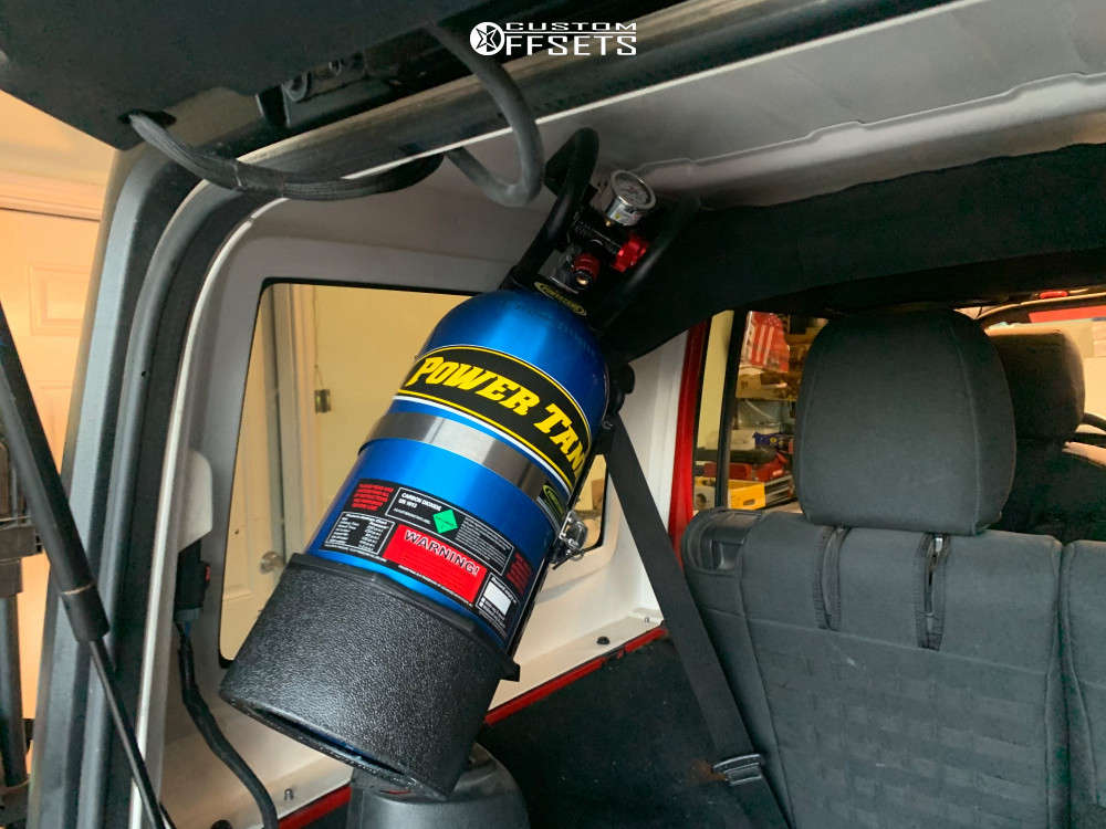 2017 Jeep Wrangler JK with 17x8.5 -38 Black Rhino Reno and 37/12.5R17 ...