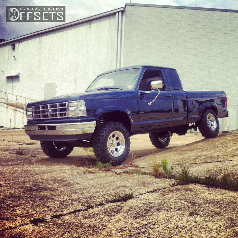 1991 Ford Ranger with 15x8 -19 Pacer LT and 275/65R15 Federal Couragia ...