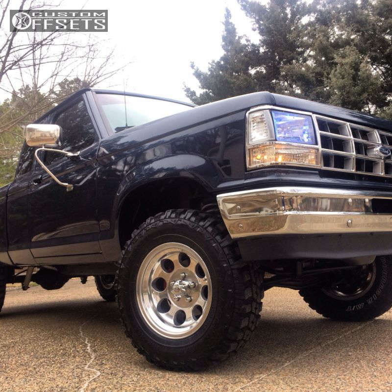 1991 Ford Ranger with 15x8 -19 Pacer LT and 275/65R15 Federal Couragia ...