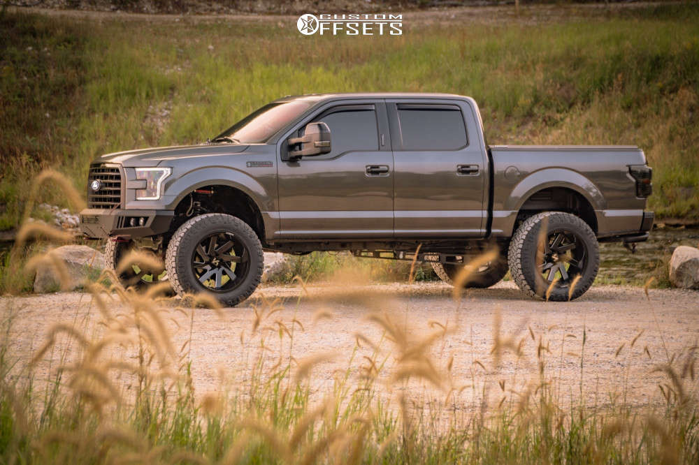 2015 Ford F-150 with 22x12 -51 ARKON OFF-ROAD Lincoln and 37/13.5R22 ...
