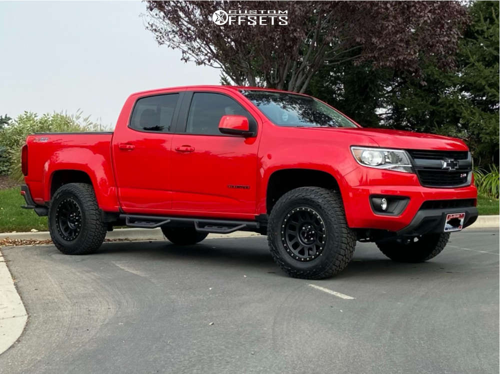 2019 Chevrolet Colorado with 17x8.5 0 Method Grid and 265/70R17 Falken ...