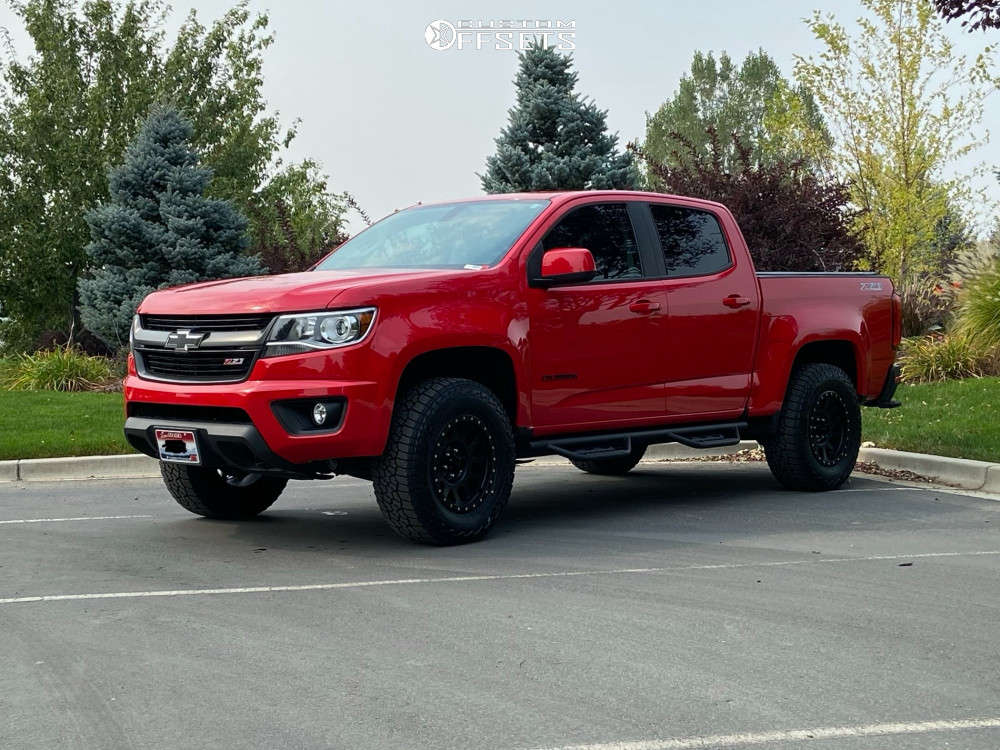 2019 Chevrolet Colorado with 17x8.5 0 Method Grid and 265/70R17 Falken ...