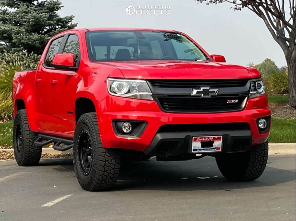 2019 Chevrolet Colorado with 17x8.5 0 Method Grid and 265/70R17 Falken ...