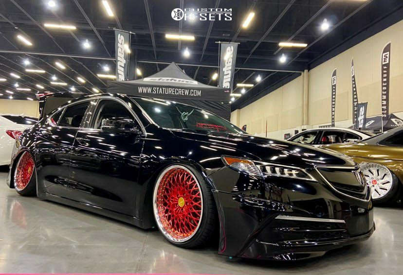 2016 Acura TLX with 19x9 32 GMR Sf3 and 225/35R19 Achilles Atr Sport ...