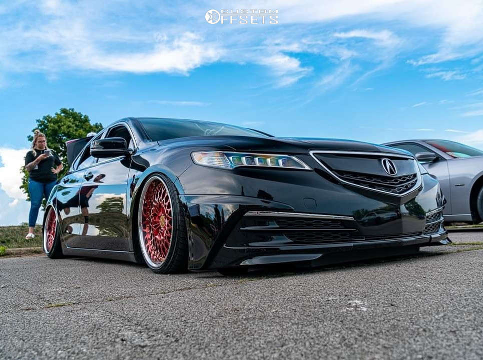 2016 Acura TLX with 19x9 32 GMR Sf3 and 225/35R19 Achilles Atr Sport ...
