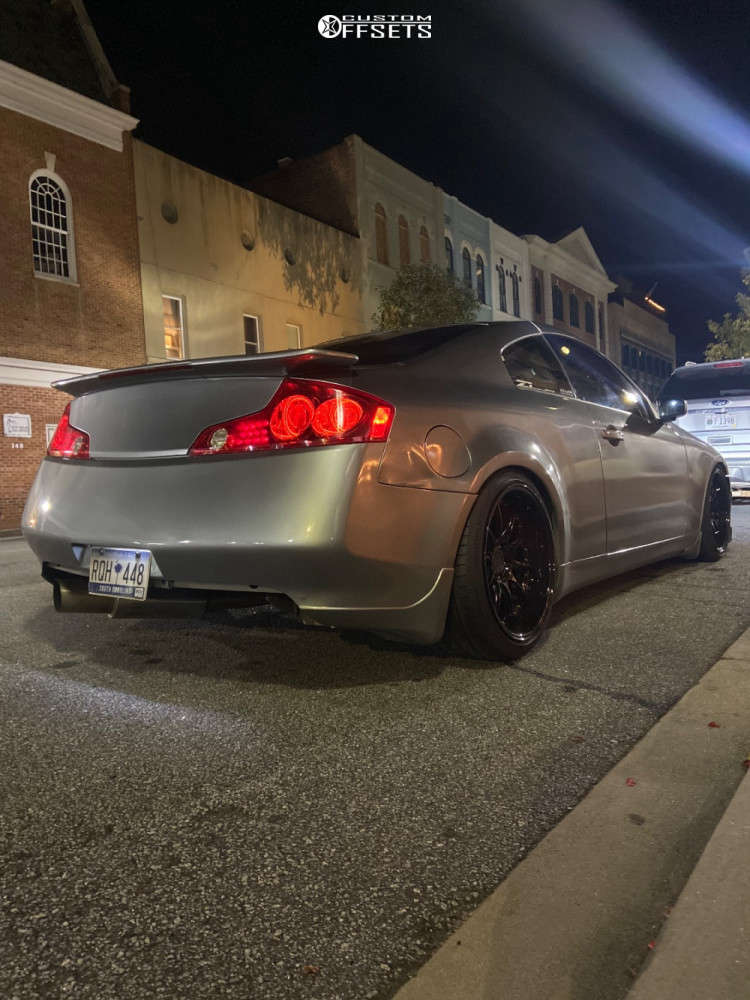 2004 INFINITI G35 with 19x11 15 Aodhan Ds07 and 275/35R19 Hankook ...