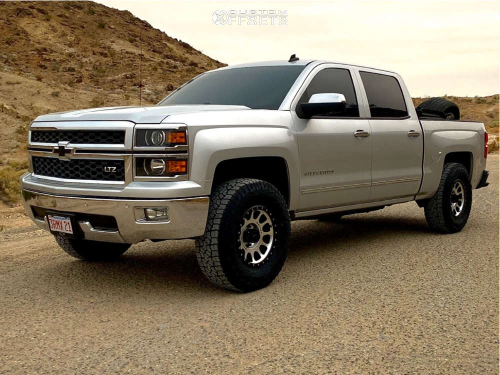 2014 Chevrolet Silverado 1500 with 17x8.5 0 Method Nv and 285/75R17 ...