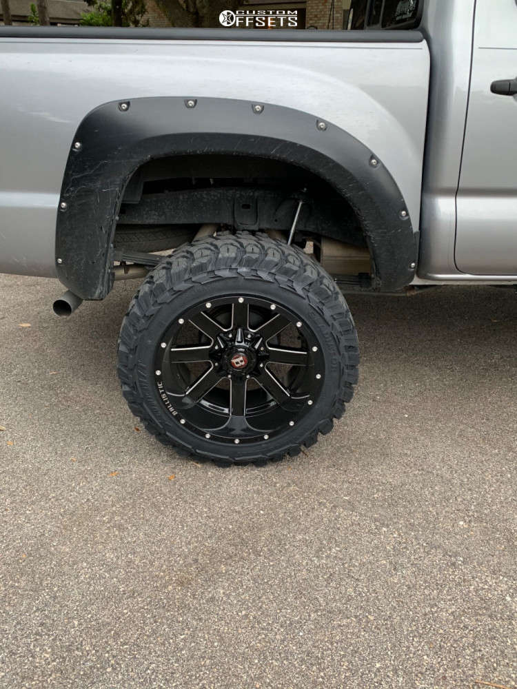 2014 Toyota Tacoma with 20x12 -44 Ballistic Rage and 33/12.5R20 ...