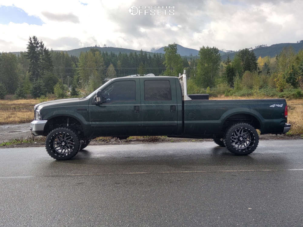2003 Ford F-250 Super Duty with 22x14 -76 TIS 544BM and 33/14.5R22 Fury ...