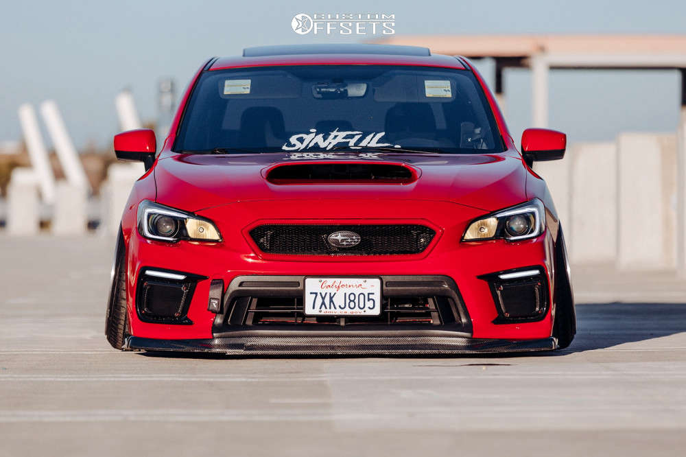 2017 Subaru WRX with 18x10.5 Brada Forged TR-V Elite and 225/35R18 ...