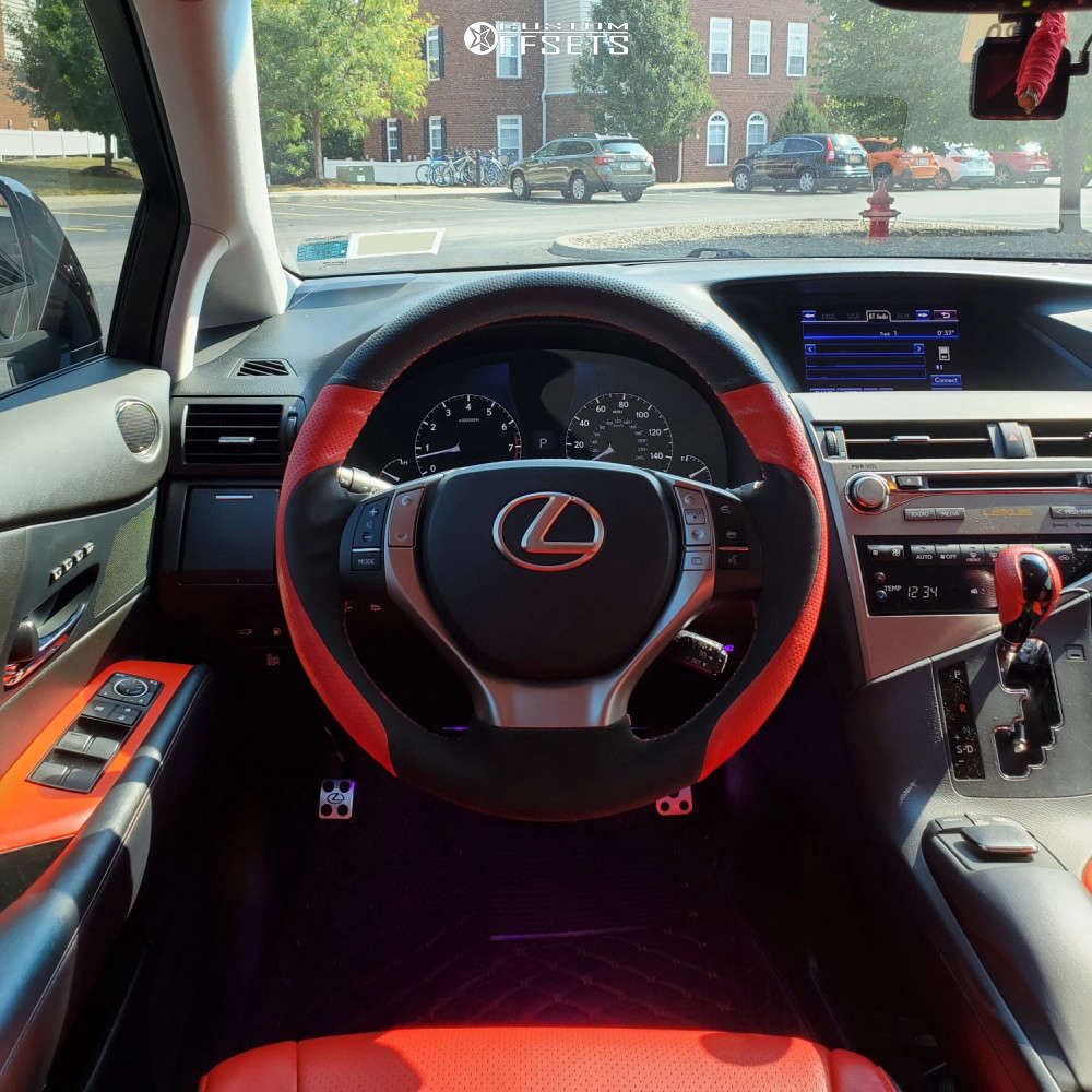 2013 Lexus RX350 with 18x8 35 Andros Spec K and 235/60R18 Michelin ...