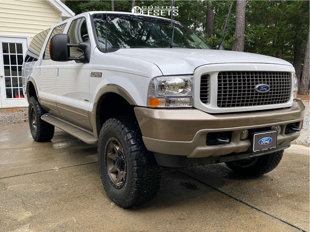 2003 Ford Excursion with 18x9 6 Icon Rebound and 35/12.5R18 BFGoodrich ...