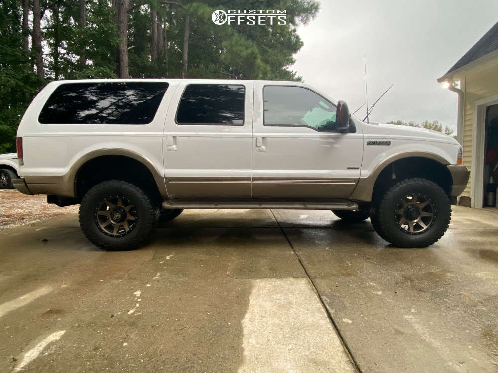 2003 Ford Excursion with 18x9 6 Icon Rebound and 35/12.5R18 BFGoodrich ...