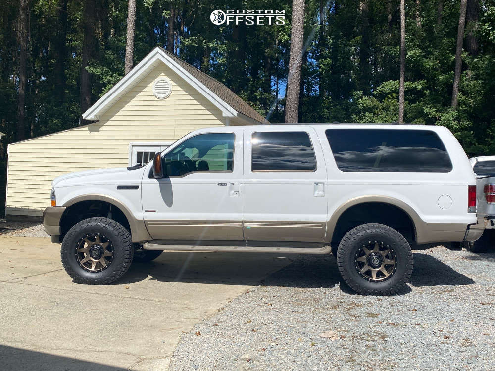 2003 Ford Excursion with 18x9 6 Icon Rebound and 35/12.5R18 BFGoodrich ...