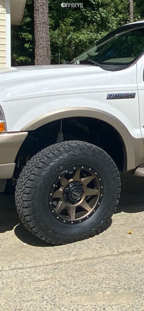 2003 Ford Excursion with 18x9 6 Icon Rebound and 35/12.5R18 BFGoodrich ...