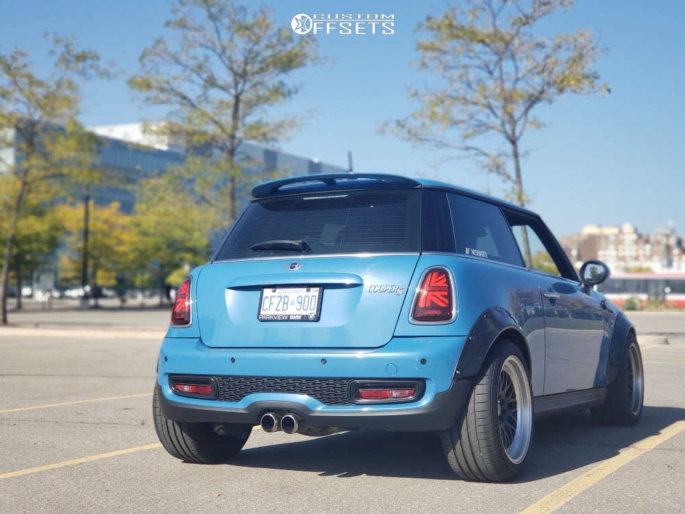 2012 Mini Cooper with 17x9 20 JNC Jnc001 and 245/40R17 Continental ...