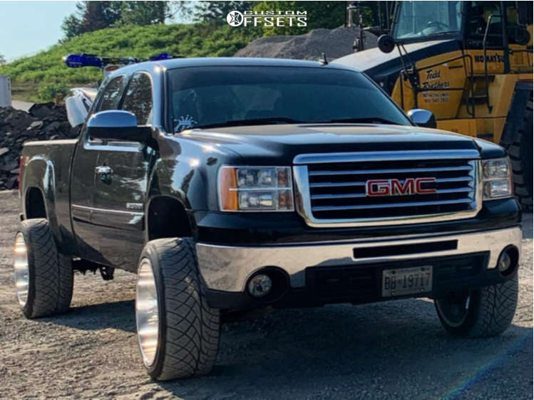 2010 GMC Sierra 1500 with 22x12 -40 American Force Lucky Ss and 305 ...