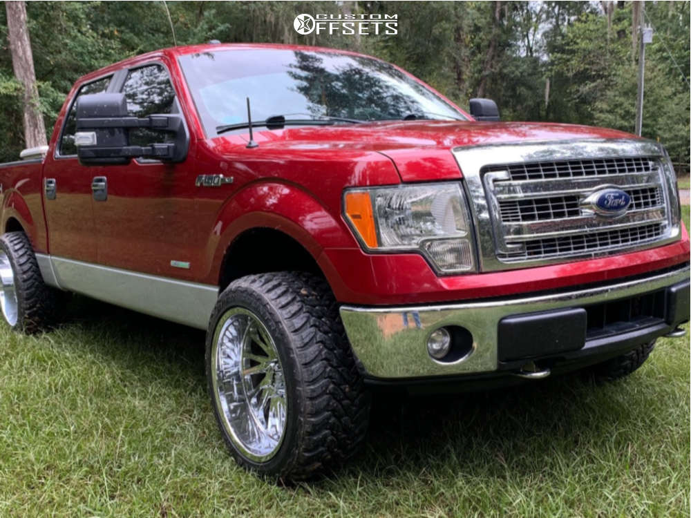 2014 Ford F-150 with 22x12 -45 Tuff T2a and 33/12.5R22 Toyo Tires Open ...