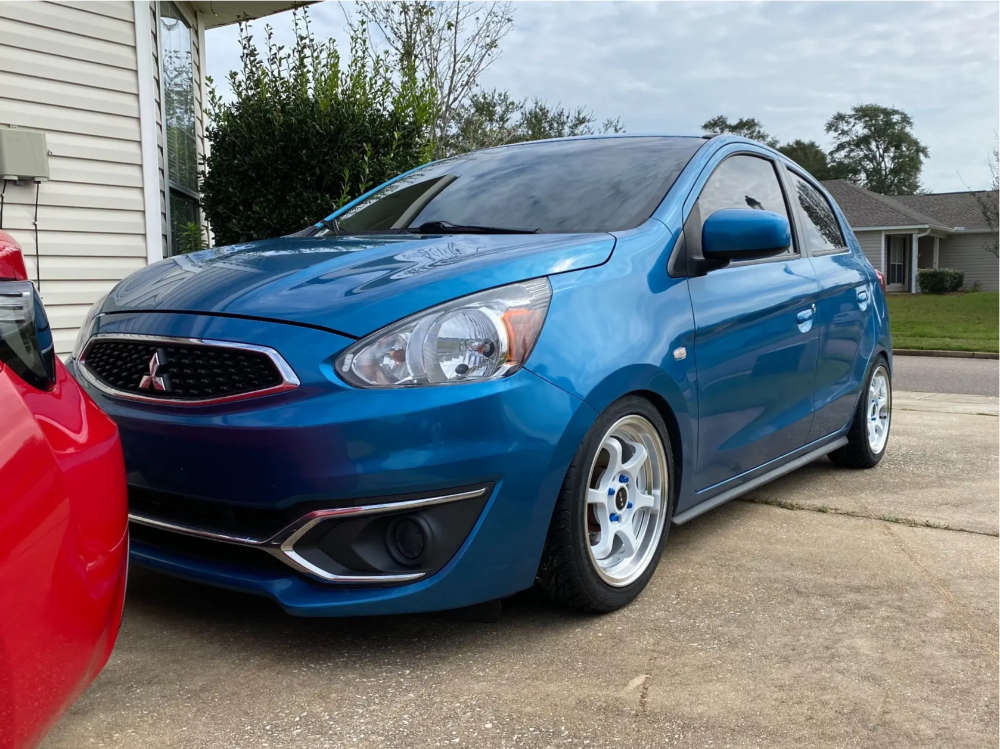 2017 Mitsubishi Mirage with 15x7 38 NS Ns1202 and 195/45R15 Federal ...
