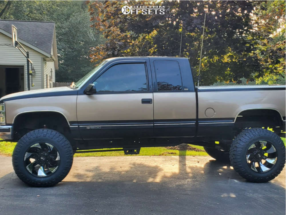 1996 Chevrolet K1500 with 20x12 -44 Xtreme Mudder Xm-326 and 37/12.5R20 ...