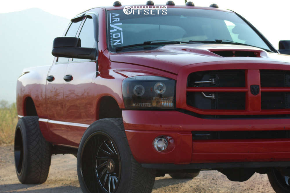 2006 Dodge Ram 2500 with 22x12 -51 ARKON OFF-ROAD Caesar and 305/50R22 ...