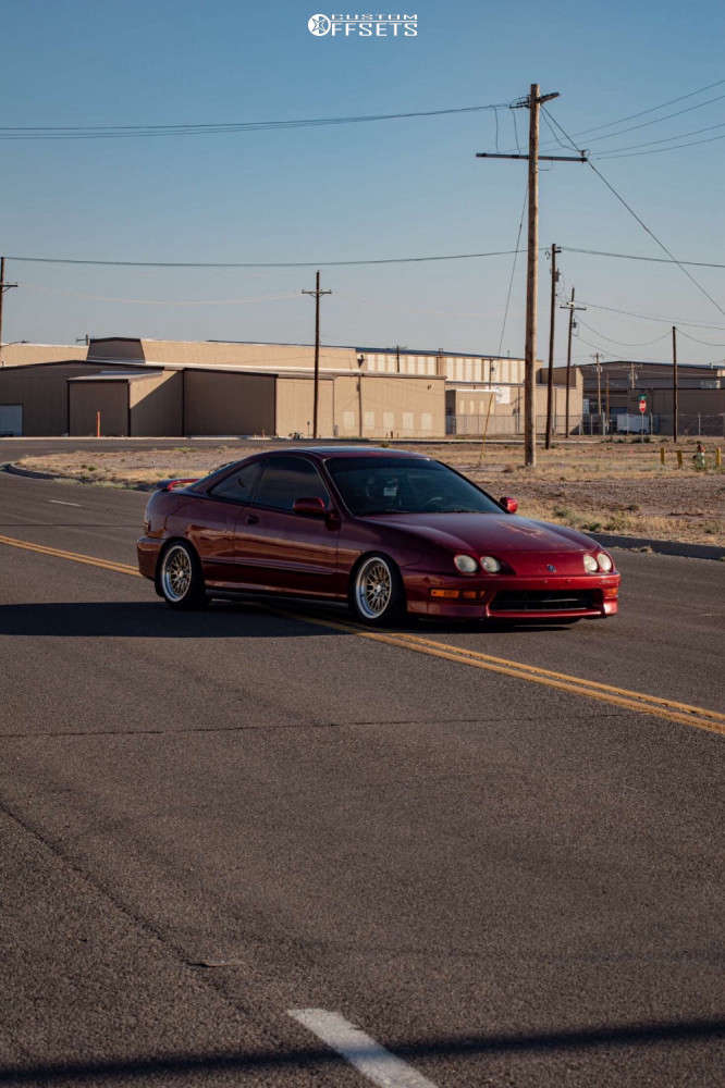 1999 Acura Integra with 15x8 25 AVID1 AV12 and 195/45R15 Federal 595 Rs ...