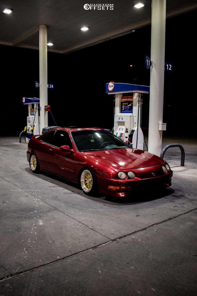 1999 Acura Integra with 15x8 25 AVID1 AV12 and 195/45R15 Federal 595 Rs ...