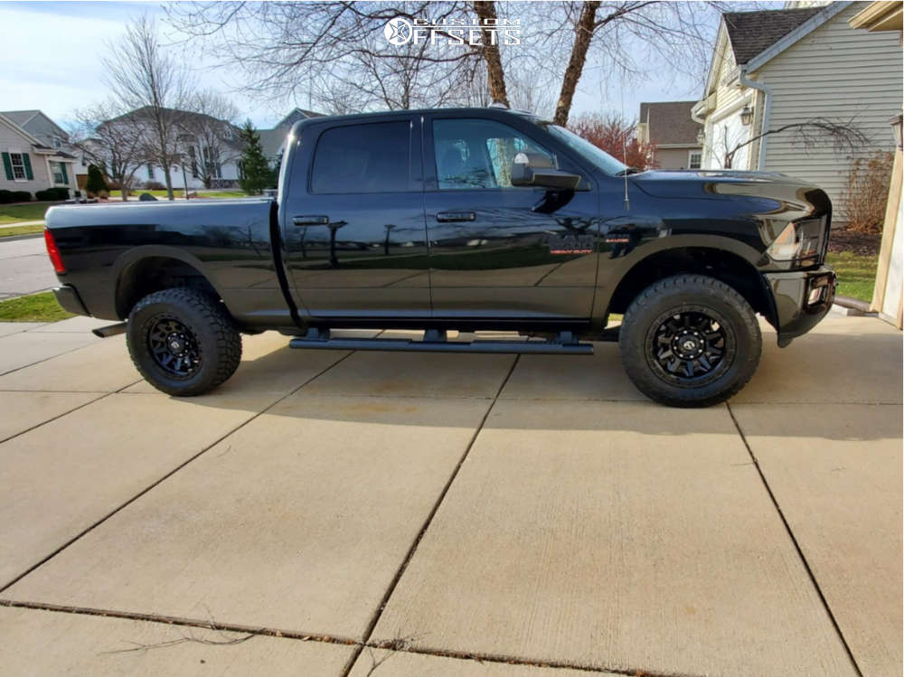 2017 Ram 2500 with 20x9 20 Fuel Covert and 295/60R20 Toyo Tires Open ...