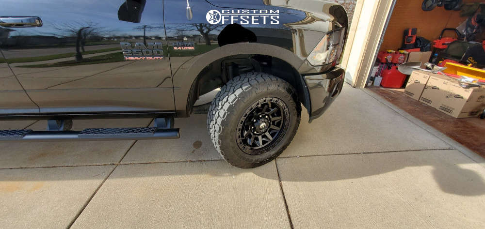 2017 Ram 2500 with 20x9 20 Fuel Covert and 295/60R20 Toyo Tires Open ...