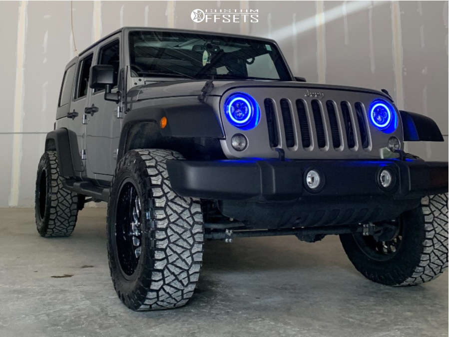 2017 Jeep Wrangler JK with 20x12 -44 Cali Offroad Switchback and 35/12 ...