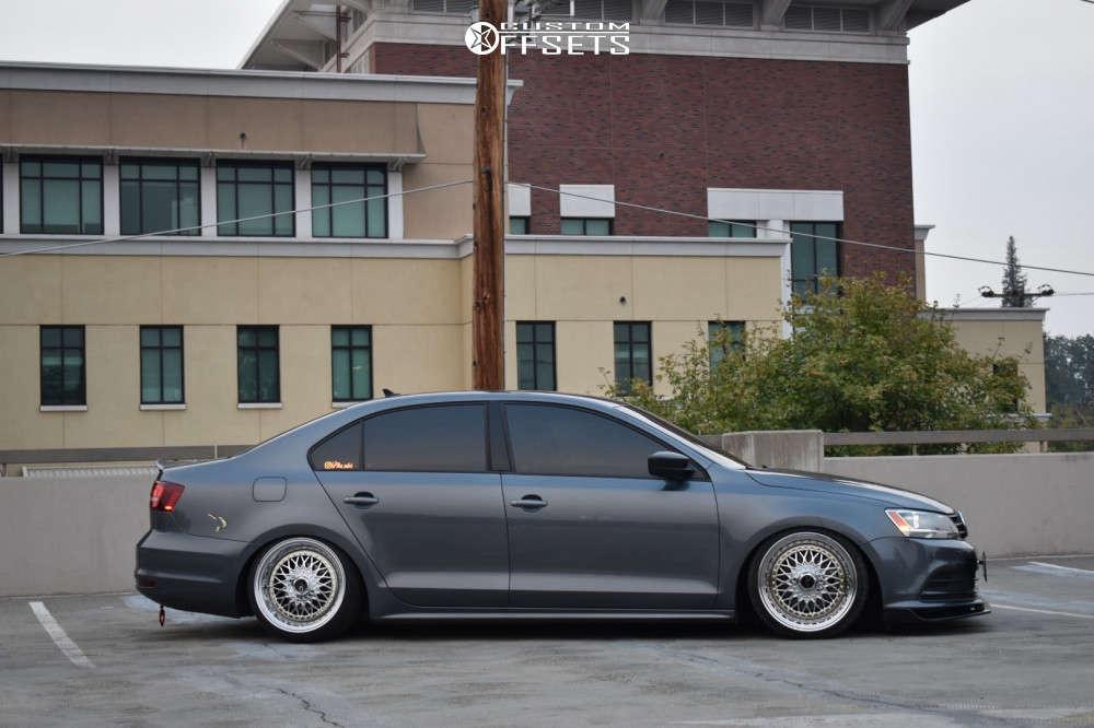 2016 Volkswagen Jetta with 18x9.5 20 JNC Jnc004 and 215/35R18 Accelera ...