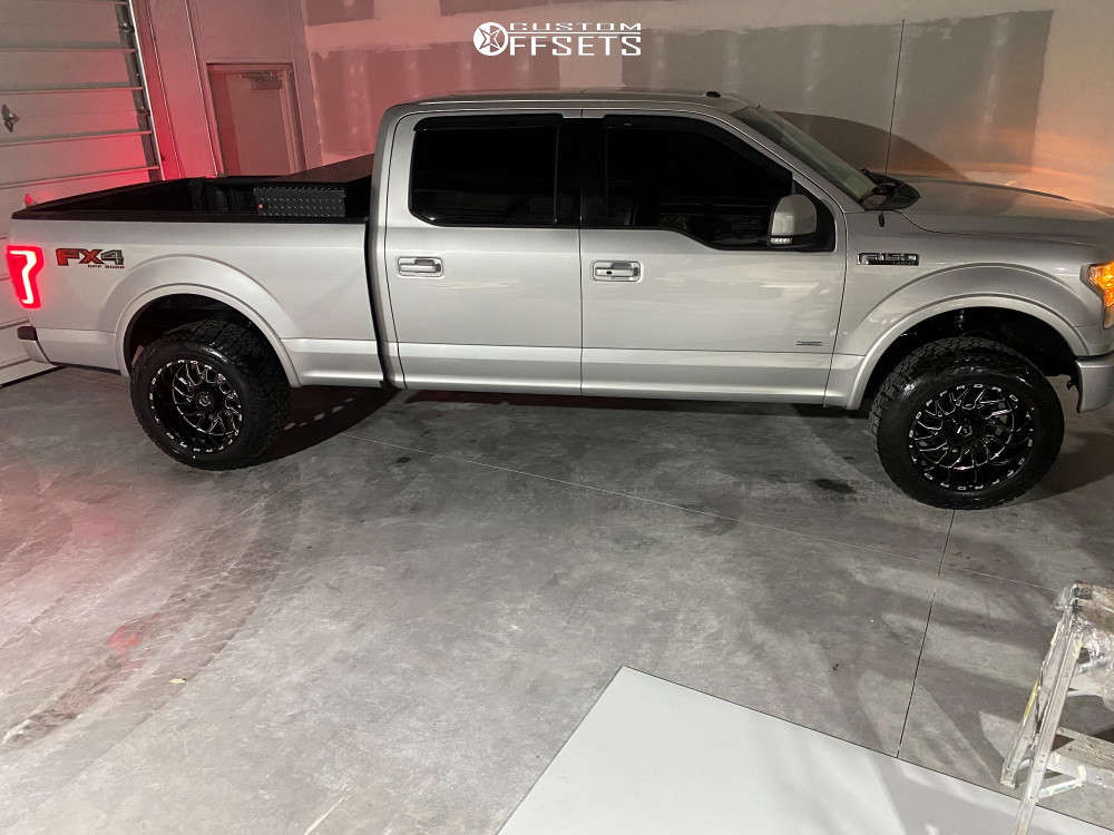 2015 Ford F-150 with 20x12 -44 TIS 544BM and 305/55R20 Falken Wildpeak ...