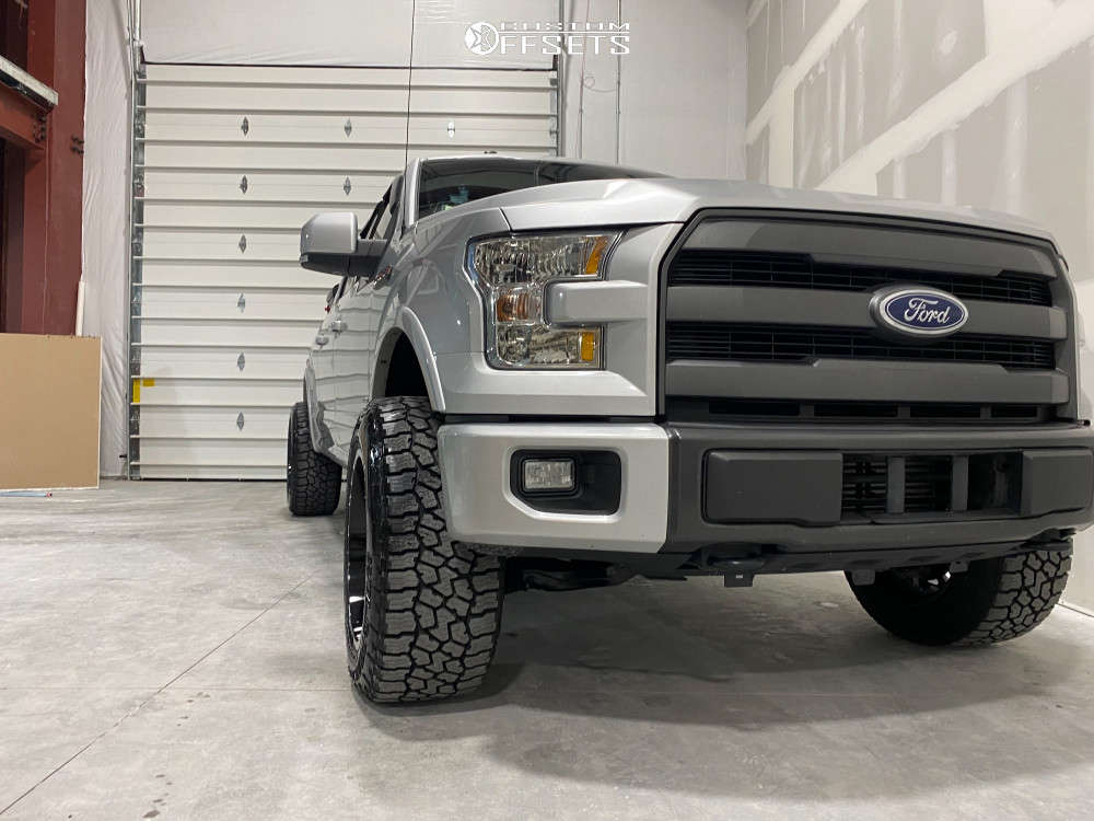 2015 Ford F-150 with 20x12 -44 TIS 544BM and 305/55R20 Falken Wildpeak ...