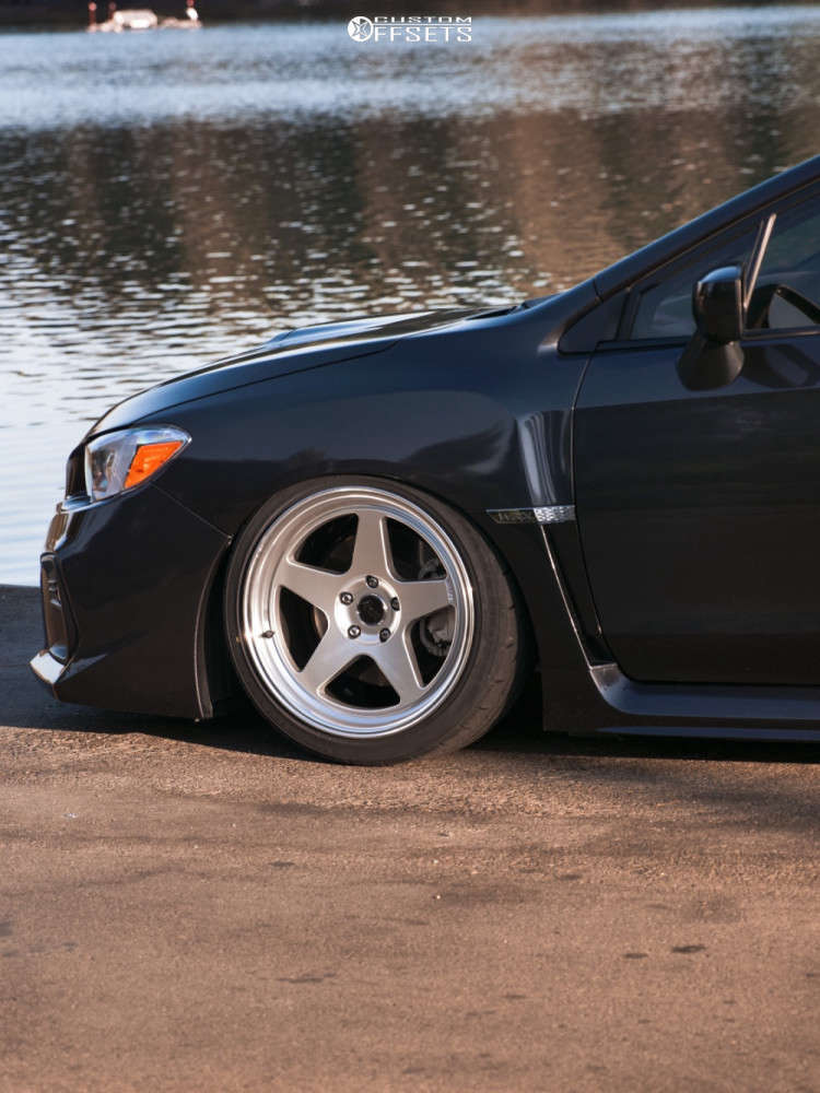 2018 Subaru WRX with 18x9.5 22 Kansei Knp and 225/40R18 Firestone ...