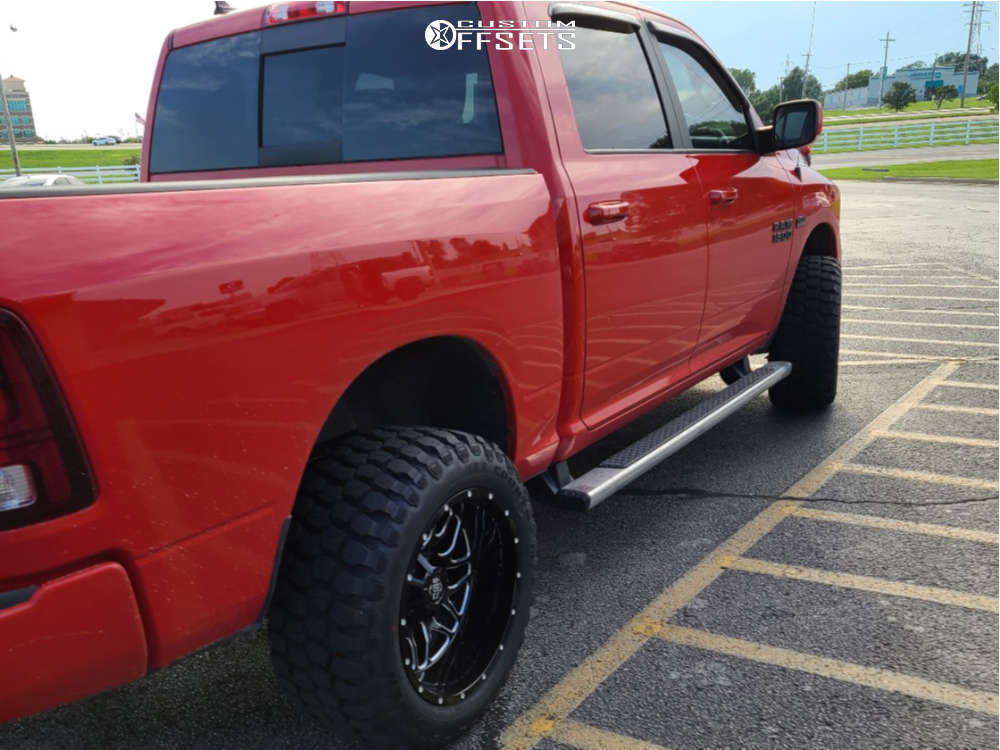 2016 Ram 1500 with 20x12 -44 Pure Grit Drive and 33/12.5R20 Ironman All ...