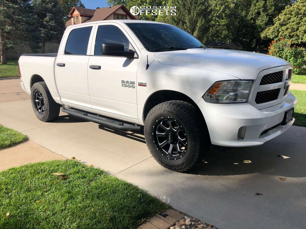 2017 Ram 1500 with 20x9 1 Ultra Nemesis and 285/65R20 Falken WildPeak ...